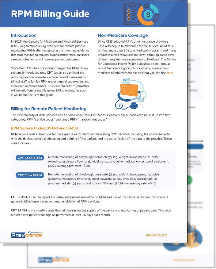 RPM Billing Guide with CPT Code 99454 | Prevounce